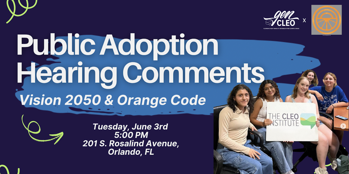 Public Comments for Vision 2050 & Orange Code · Mobilize